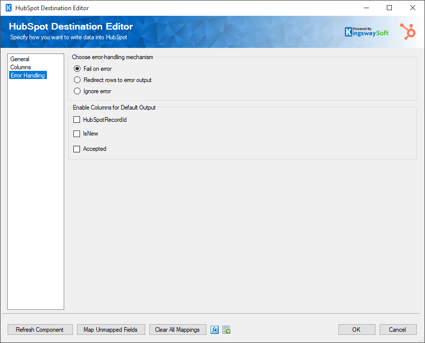 Help Manual - HubSpot Destination Component - KingswaySoft